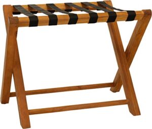 manada solid teak luggage rack