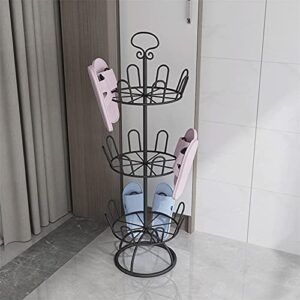 HOLPPO Multilayer Metal Shoe Tree, Standing Tower Household Slippers Hanger, Fashion Storage Shoe Rack, Suitable for Drying All Kinds of Shoes URG (Size : 29x102cm)