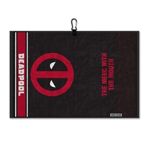 face/club jacquard towel marvel deadpool