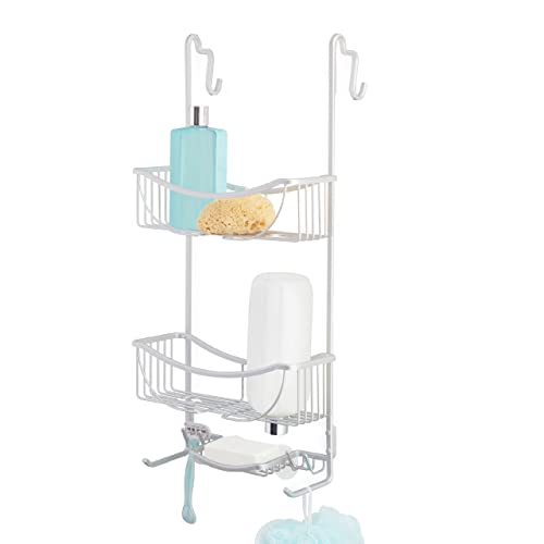 Better Living Products 13634 VENUS 3-Tier Over the Shower Door Caddy, Grey