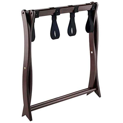 Winsome Scarlett Cappuccino Luggage Rack & Remy Shelf Luggage Rack, Cappuccino