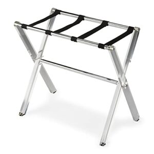 butler specialty company, crystal clear folding acrylic luggage rack, clear