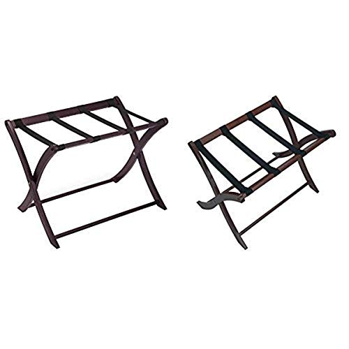 Winsome Wood Scarlett luggage rack, Espresso & Wood Scarlett Storage/Organization, Antique, Walnut