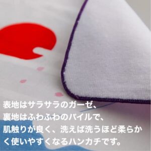 Japanese Towel Handkerchief ( JAPANORAMA ) / Made in Japan, 100% Cotton, Washcloth, Face Towel, Soft Towel, Absorbent, Fluffy, Baby Washcloth, Men's, Women's, Kids (Okame & Hyottoko)