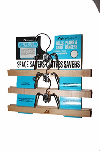 American Made Skirt Hangers 2 Sets of 3