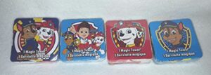 nickelodeon nick jr. paw patrol magic towel set of 4 washcloths