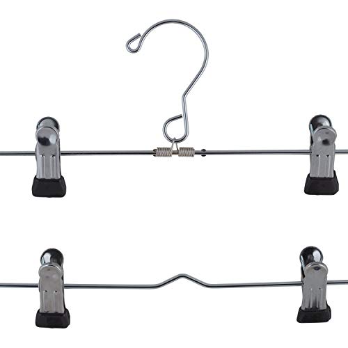 Organize It All 4 Tier Folding Skirt/Slack Hanger with Clips