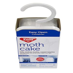 Enoz Moth Cake Pack of 3 Kills Clothes Moths, Carpet Beetles, and Eggs and Larvae