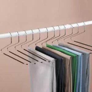 slacks hangers open ended easy slide organizers 12 piece set new pants