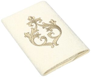 avanti linens monaco wash cloth, ivory