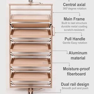 360 degree rotating shoe rack for any tall or short cabinet deeper than 15" (12 Layers, Black Gray)