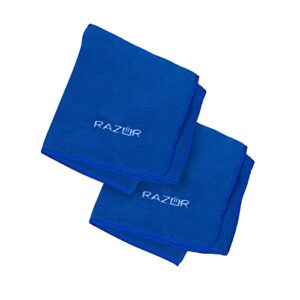 mr. bar-b-q razor 2 pack microfiber griddle towel cloth