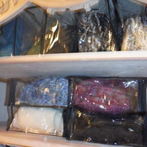 Sweater and Scarf Storage Bags(10 bags in each set) bags measure 12x10x4