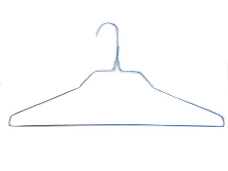 18" 14.5g Galvanized Steel Wire Hangers (500/box)