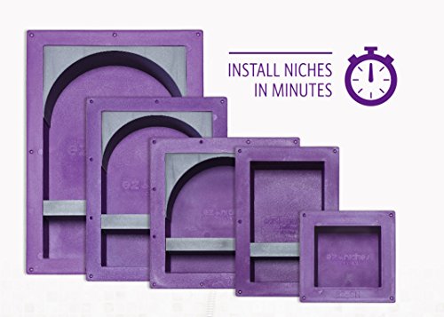 EZ-NICHES - USA - EZLRN - 14in X 22in - Made To Tile - Recessed Tile Wall Shampoo Soap Niche