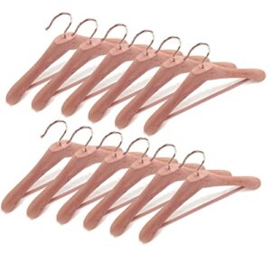 cedar elements 12pk business suit wide coat hangers