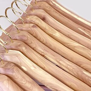 Cedar Elements 12PK Business Suit Wide Coat Hangers