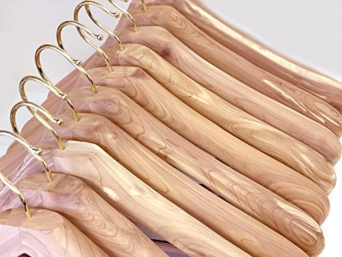 Cedar Elements 12PK Business Suit Wide Coat Hangers