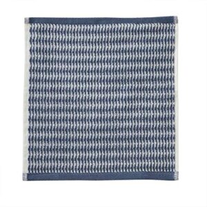 SKL Home Longborough 100% Turkish Cotton Washcloth Set, 12x12, Denim Blue 4 Pack