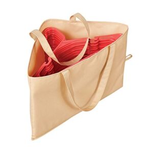 collections etc hanger storage bag with handles for space saving and easier storage in closets