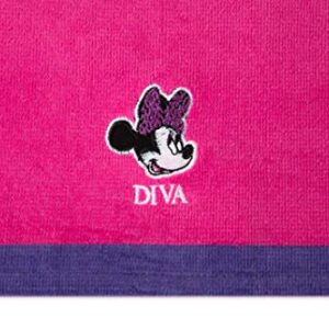 Disney's Minni Mouse Diva Super Absorbent and Soft Fingertip Towel 100% Cotton 11"x18" Pack of 4