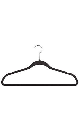 Black Velvet Hangers - 18" - Case of 50