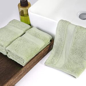 Wash Clothes for Bathroom - Cotton Face Towels Washcloths Bulk for Men or Women, 12 Pack Ultra Soft Bath Towels Set, Absorbent Hotel-Spa-Kitchen Multi-Purpose Face Cloth, Bath Wash Rags