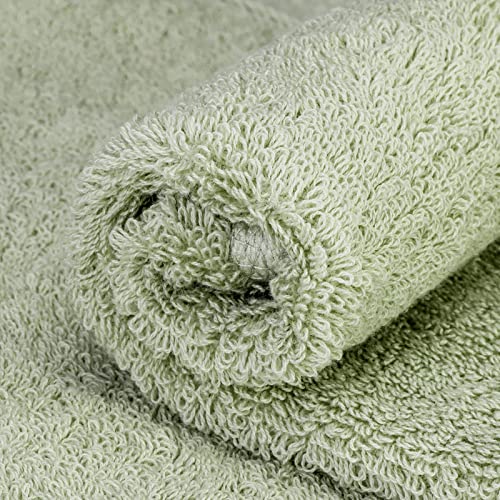 Wash Clothes for Bathroom - Cotton Face Towels Washcloths Bulk for Men or Women, 12 Pack Ultra Soft Bath Towels Set, Absorbent Hotel-Spa-Kitchen Multi-Purpose Face Cloth, Bath Wash Rags