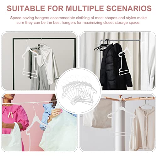 iplusmile Hangers 50 Pack Baby Hangers for Kids Clothes Plastic Kids Hangers for Nursery Children Clothes Hangers Toddler Clothes Hangers Baby Clothes Plastic Hangers 10pcs Hangers 100 Pack