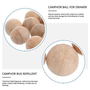 iplusmile 200PCS Cedar Balls Camphor Balls Fresh Scented Sachets Clothes Moth for Closets Drawers Clothes Storage