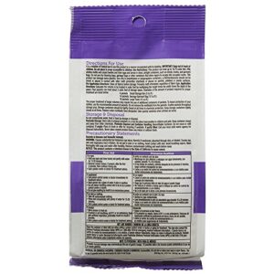 Enoz Moth-Tek Packets, Kills Clothes Moths and Carpet Beetles, Resealable Bag, Single Use Packets, Lavender Scent, 6 oz, Pack of 6