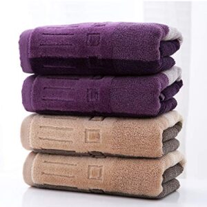 4 Pack Washcloths 100% Cotton Washcloths Set, 13 x 13 inches, Soft Bathroom Wash Cloths, Highly Absorbent Thickened Face Towels, Fingertip Towels, Luxury Face Cloths Wach Cloths for Bathroom Hotel Spa