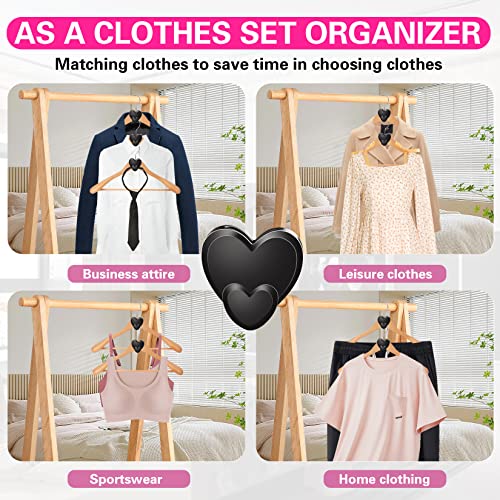 18 Pcs Space Saving Hanger Hooks, Clothes Hanger Connector Hooks, Heavy Duty Cascading Hanger Hooks for Organizer Closet, Fits All Hangers