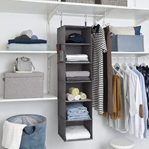 GRANNY SAYS Bundle of 1-Pack Hanging Clothes Organizer & 1-Pack Hanging Closet Organizer