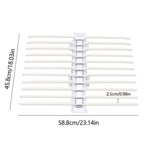 Pull Out Trousers Rack 22 Arms Pull Out Pants Rack Saving Space Pants Hanger Bar Clothes Organizers for Bedroom Closet