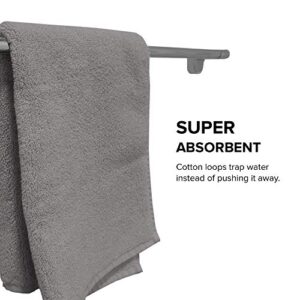 Wove Extra Soft Hand Towel for Sensitive Skin, Grey