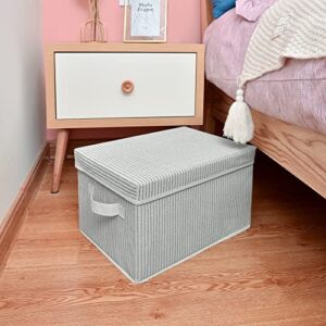 GRANNY SAYS Bundle of 3-Pack Cloth Storage Bins & 2-Pack Closet Storage Bins