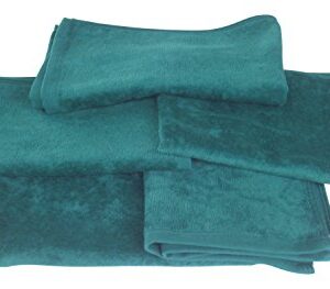 Show Car Guys 5-Pack Hunter Green Terry-Velour Fingertip Towels Made of 100% Cotton.- 11" by 18"