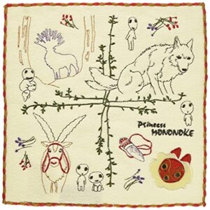 maruma hand towel ghibli princess mononoke 25 Ã— 25cm shishi god forest