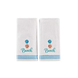 skl home by saturday knight ltd. south seas 2-piece hand towel set, white