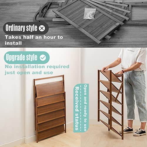 xrxebv Multi Tier Foldable Shoe Rack,Installation-Free Shoe Rack,Shoe Organizer Multifunctional Storage Free Standing Shoe Shelf for Closet,Entryway,Balcony,Room,Door,Hallway,Balcony