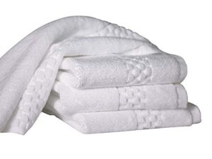 the ritz-carlton washcloth - white - 100% cotton - 13" x 13"