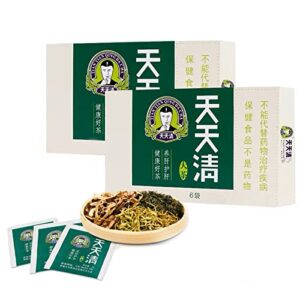 everyday nourishing liver tea, tian tian qing da cha 2boxes