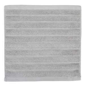 6 Pack Luxurious Soft Hotel &Spa Quality 100% Cotton Washcloth Face Towels Set for Bath, 12"x12" inch(Grey)