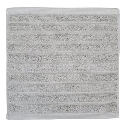 6 Pack Luxurious Soft Hotel &Spa Quality 100% Cotton Washcloth Face Towels Set for Bath, 12"x12" inch(Grey)