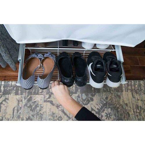 Organized Living freedomRail Reveal Shoe Shelf - Nickel