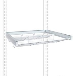 Organized Living freedomRail Reveal Shoe Shelf - Nickel