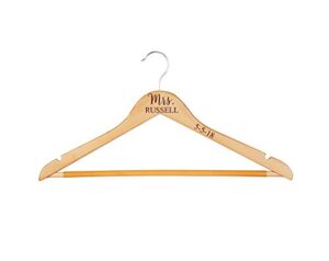 krezy case personalize wood hanger- wedding hanger-mrs. hanger-mr. hanger- wedding dress hanger-engreaved bridesmaid hanger-bridal party hanger-wedding-gift for bride, bridesmaid