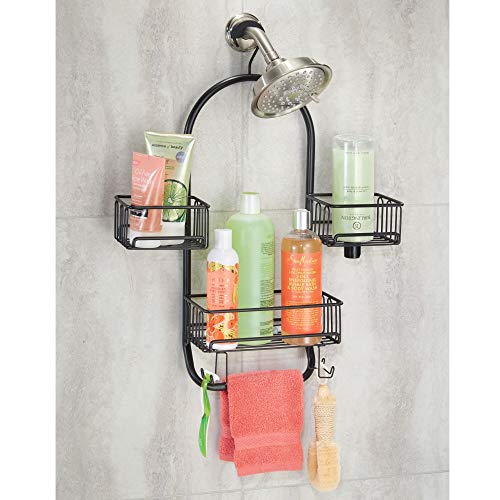 iDesign Classico Shower Caddy, Matte Black