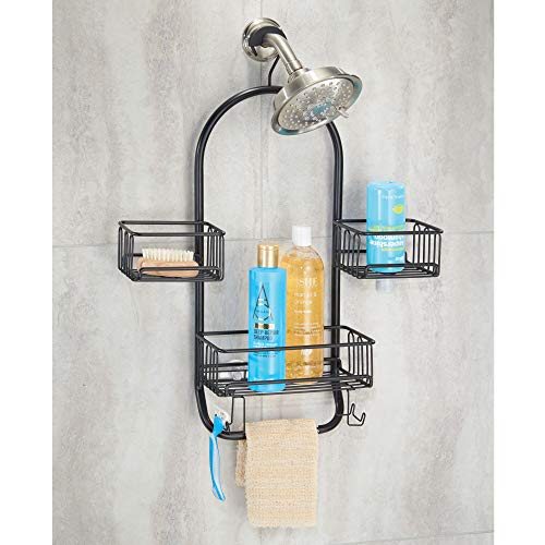 iDesign Classico Shower Caddy, Matte Black